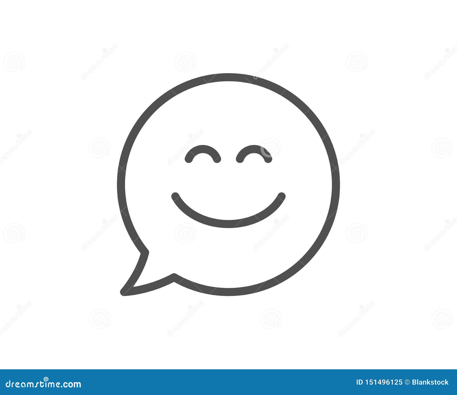 Smile Chat Line Icon. Happy Emoticon Sign. Speech Bubble. Vector Stock ... Smile Chat Line Icon. Happy Emoticon Sign. Speech Bubble. Vector Stock ...