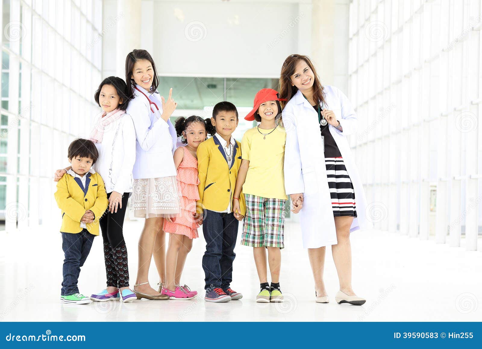 Smile Children Post Together Stock Image - Image of girl, friend: 39590583