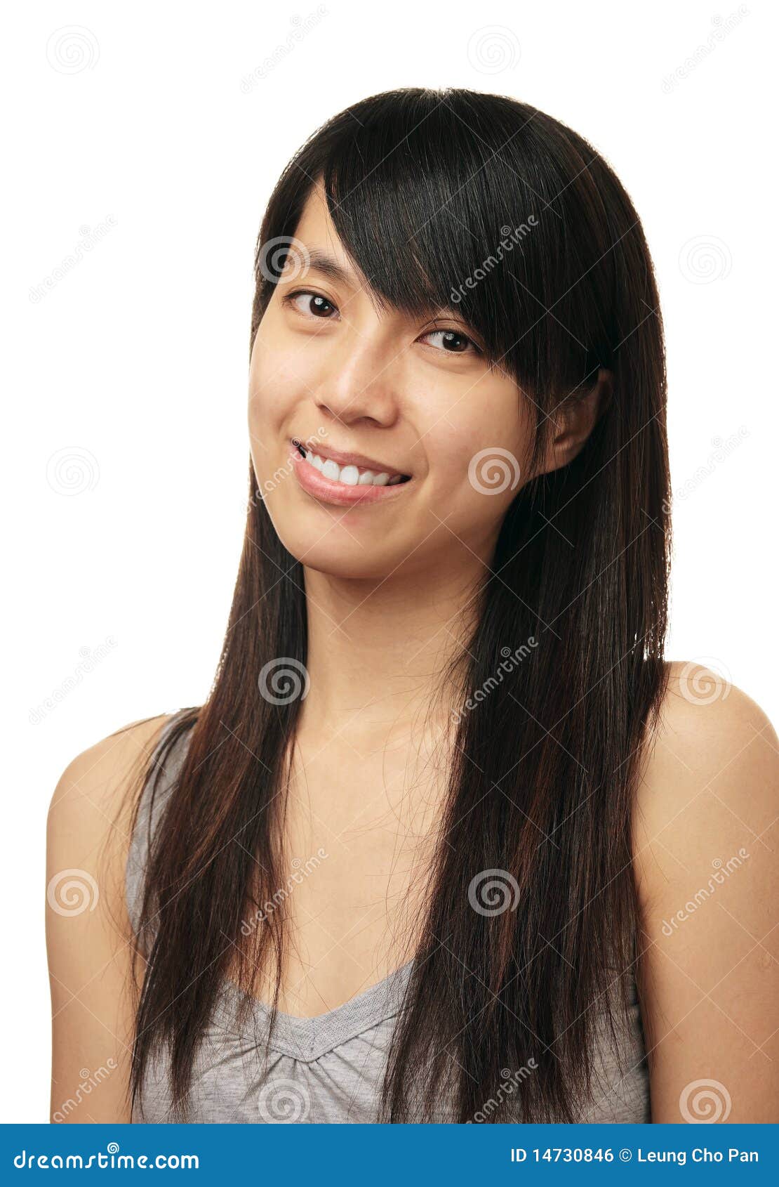 Smile chinese girl stock photo. Image of chinese, charming - 14730846