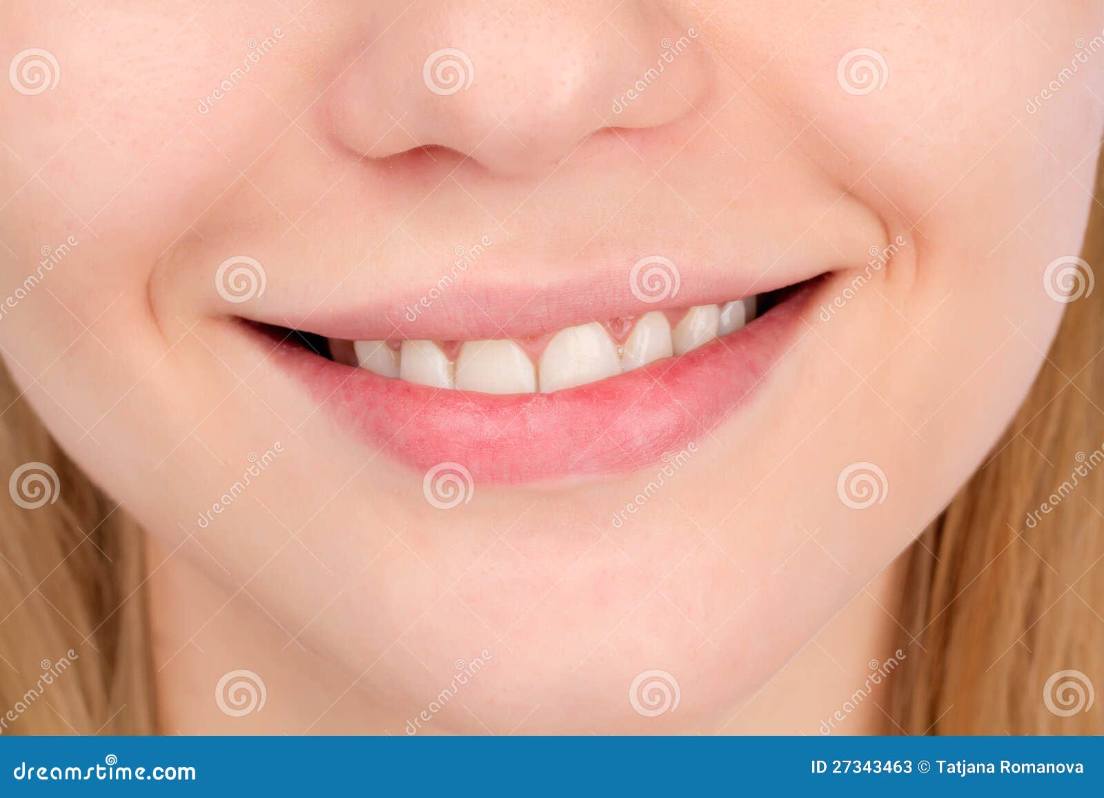 Smile close up stock image. Image of cute, cheerful, cosmetics - 27343463