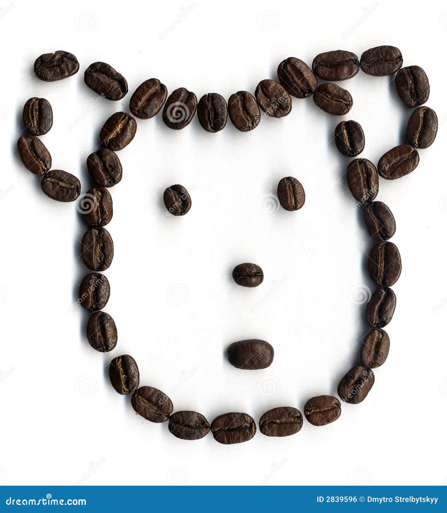 Smile from coffee-beans stock photo. Image of group, foods - 2839596