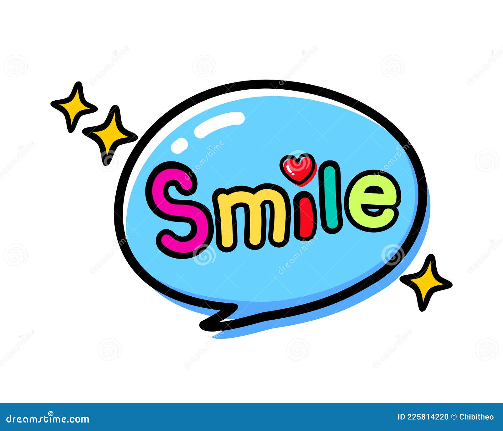 Smile Fun Comic Round Yellow Purple And Line Editable Adobe Illustrator ...
