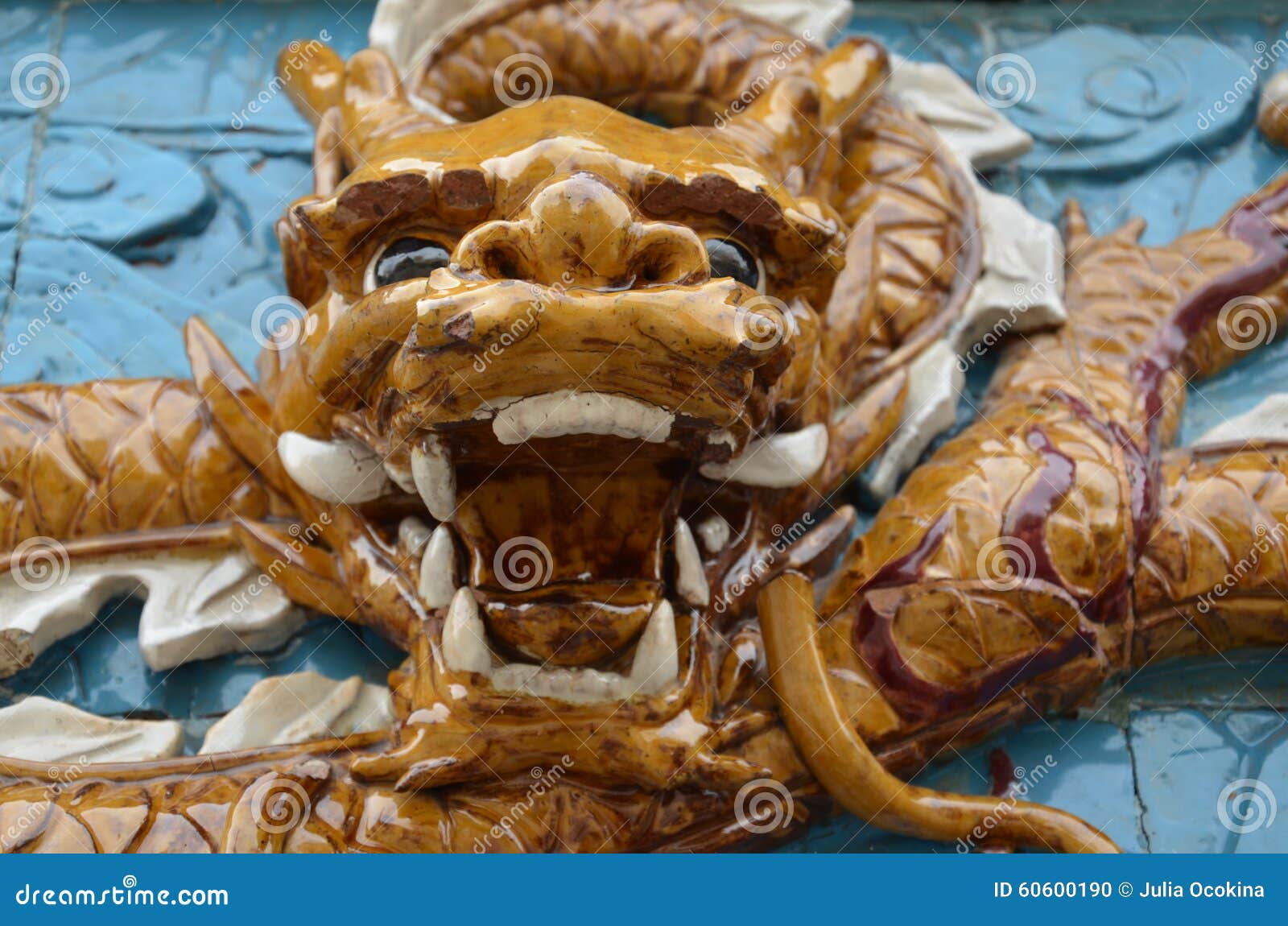 Smile of a dragon stock photo. Image of brown, smile - 60600190