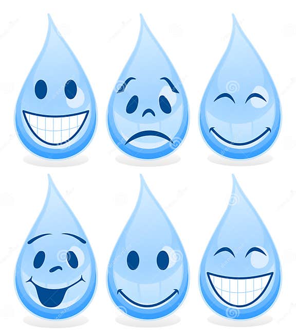 Smile a drop stock vector. Illustration of nature, design - 19505442
