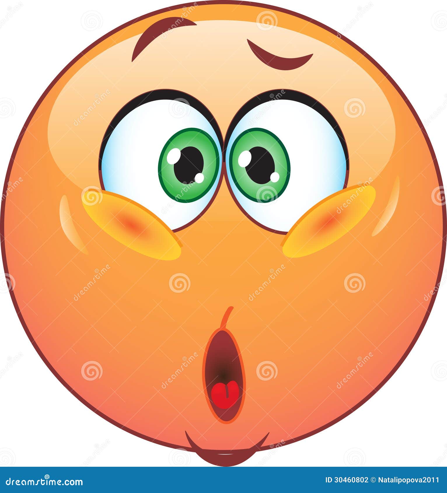 Smile Embarrassed. Royalty-Free Stock Photo | CartoonDealer.com #31684011