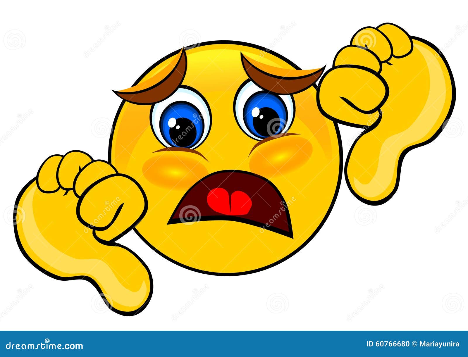 Smile emoticons unliked stock illustration. Illustration of cheerful ...