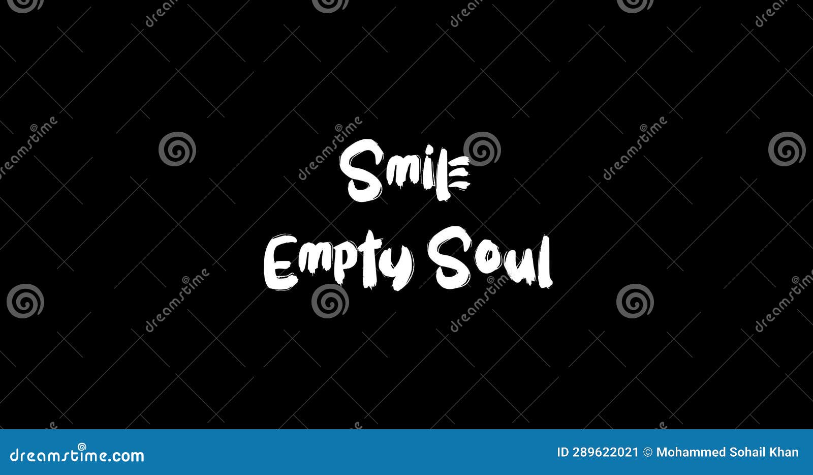 Smile Empty Soul Effect of Grunge Transition Typography Text Animation ...