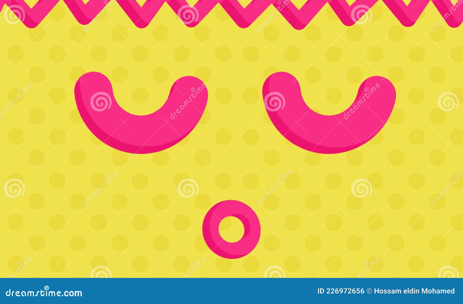 Smile face 2D illustration stock illustration. Illustration of brand ...