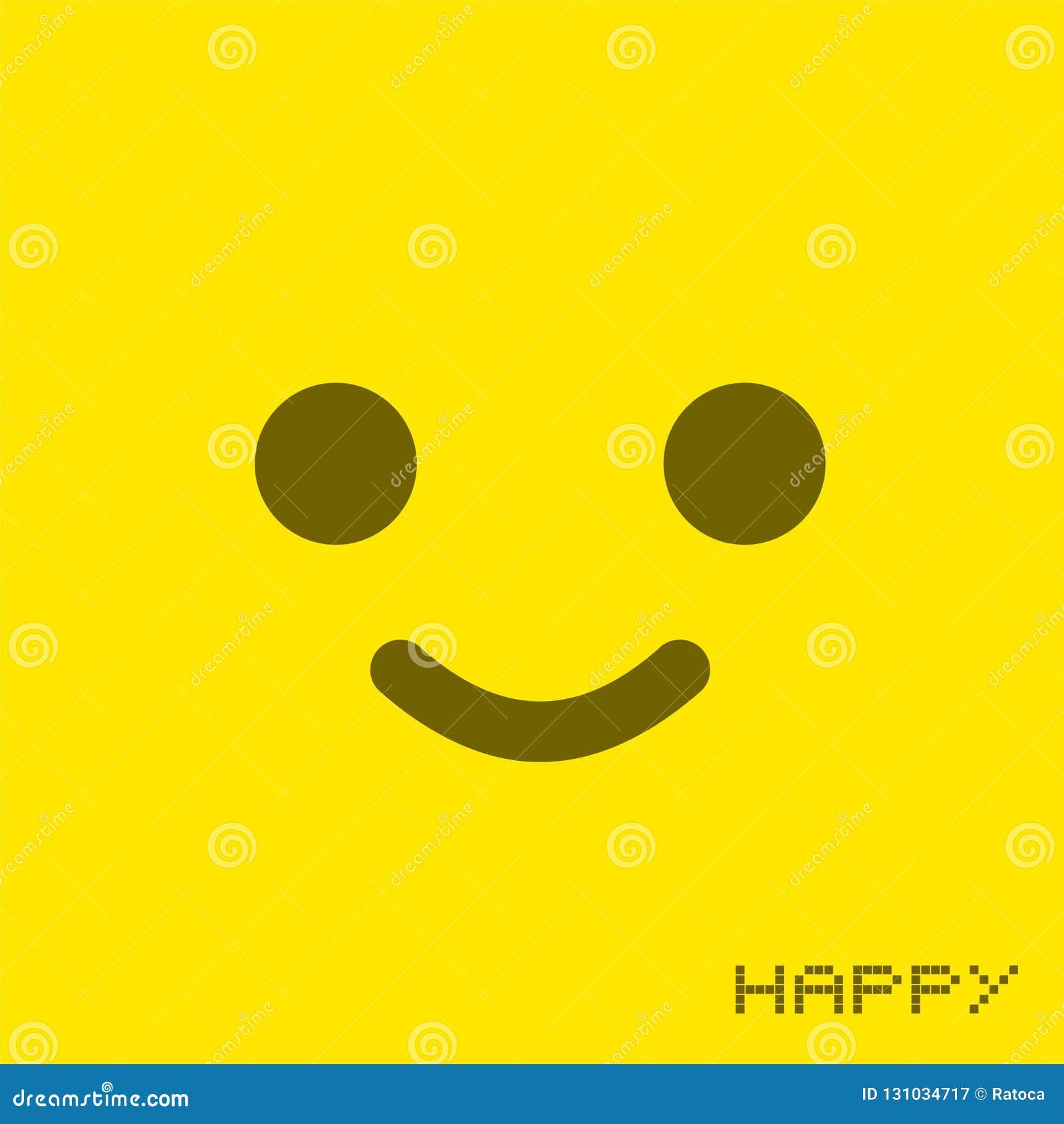 Smile face design stock vector. Illustration of emotion - 131034717