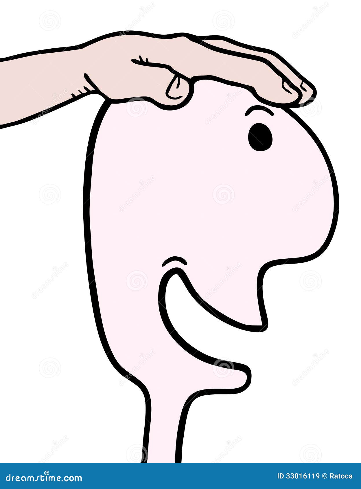 Smile face and hand stock vector. Illustration of design - 33016119