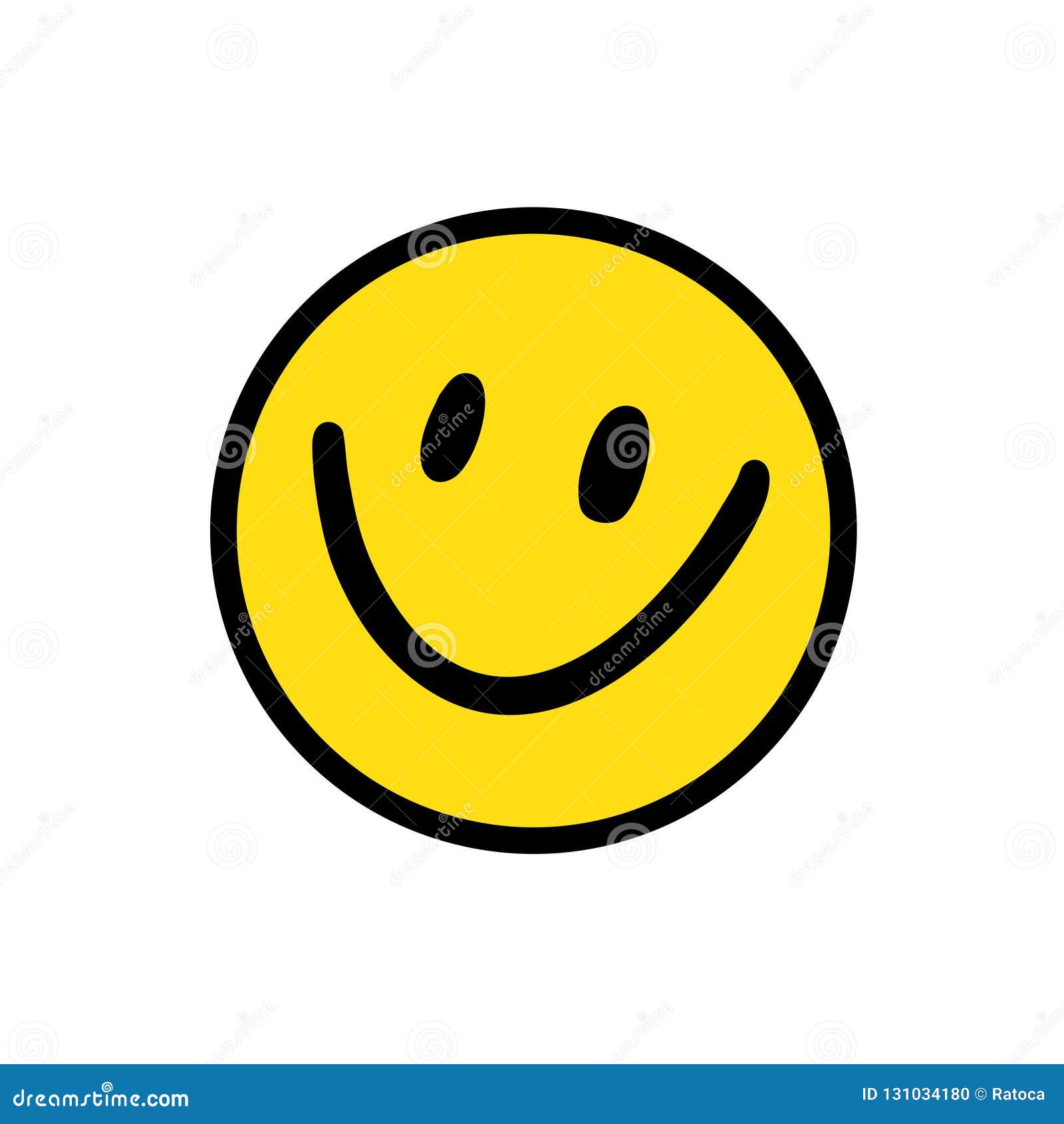 Smile face illustration stock vector. Illustration of smile - 131034180