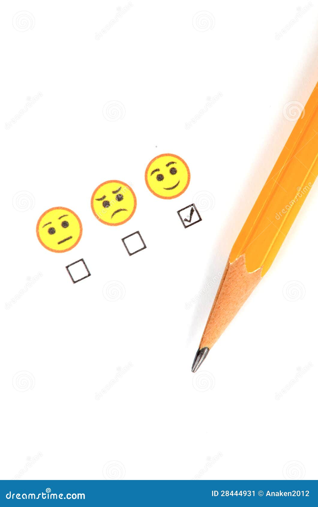 Smile face and pencil stock image. Image of sharp, face - 28444931
