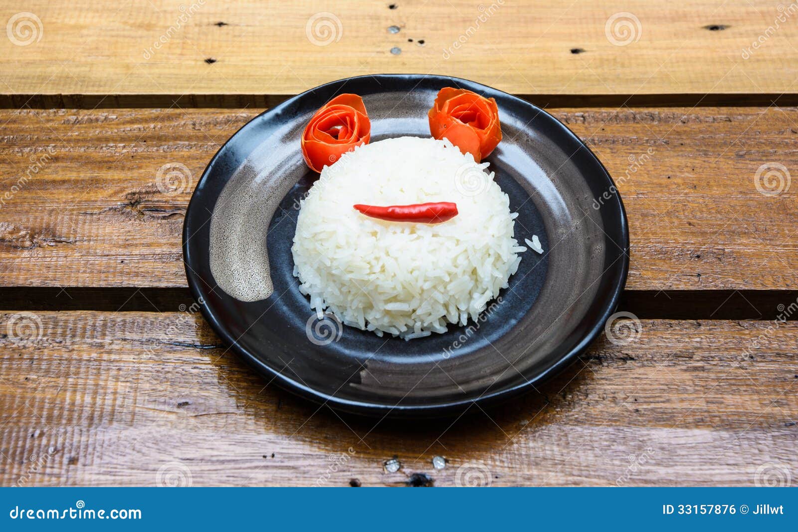 Smile Face by Rice and Vegetable Stock Photo - Image of ingredient ...