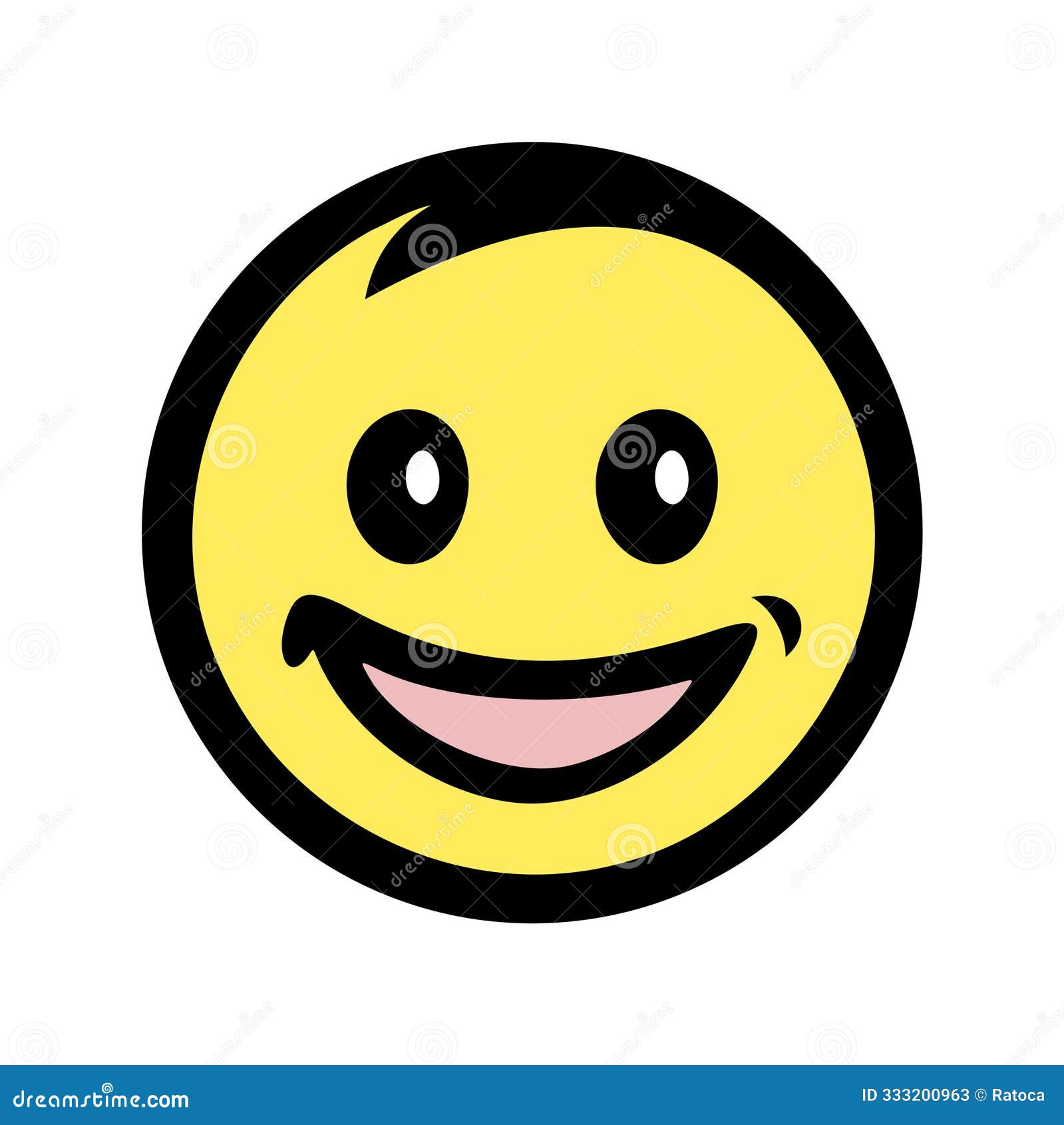 Smile face symbol stock vector. Illustration of icon - 333200963