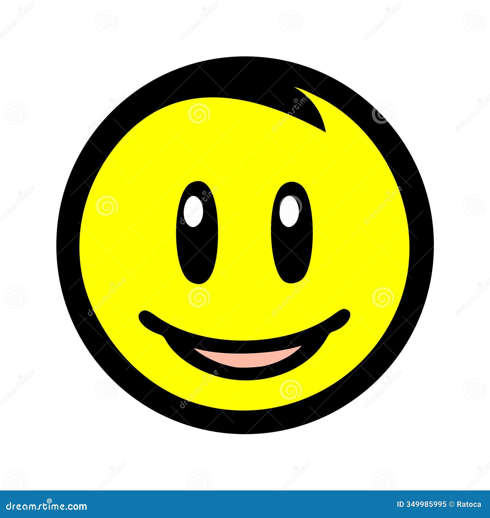 Face Symbol Of A Man With Dreadlocks Hairstyle For Rastafarian And ...