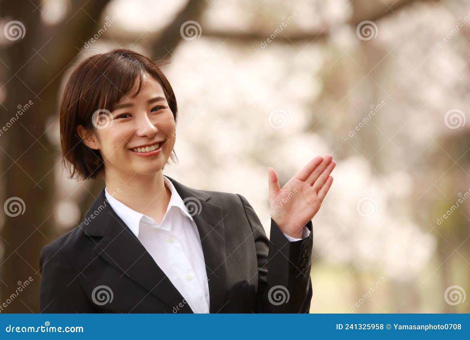 Smile female employee stock photo. Image of suit, bright - 241325958