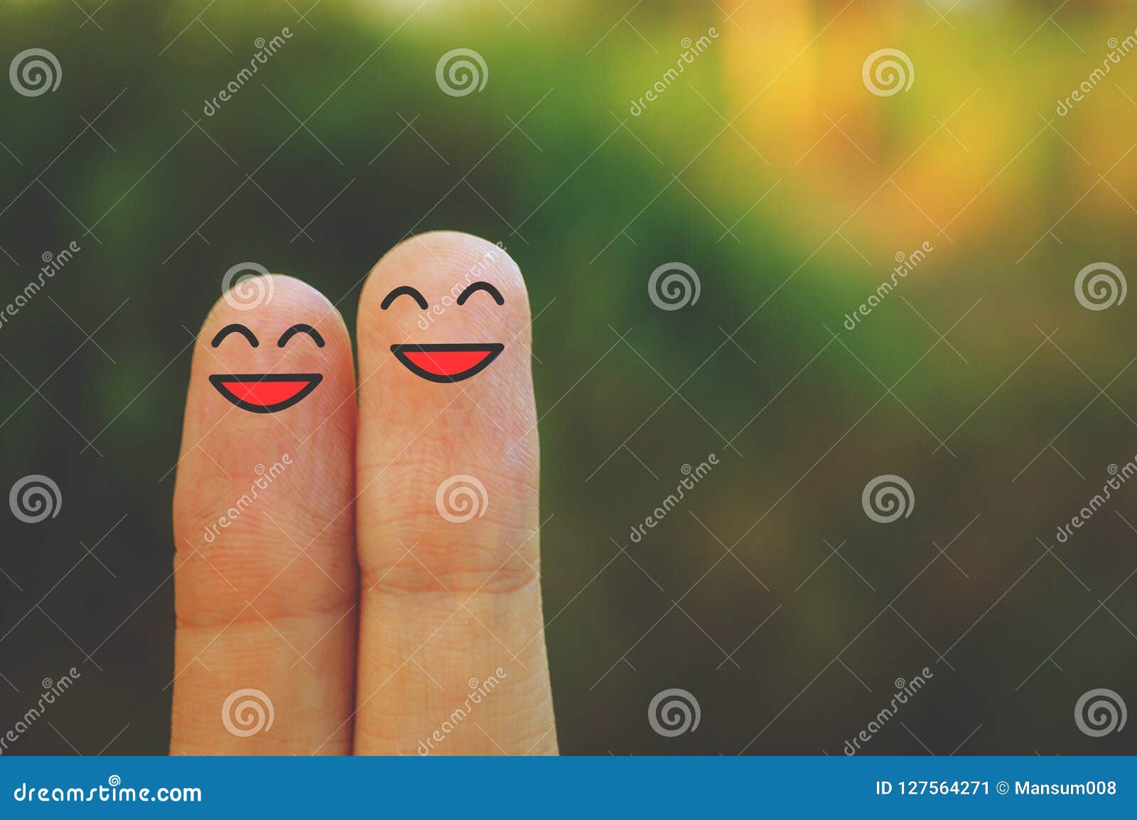 Smile Fingers on Blur Background Stock Image - Image of body, smile ...