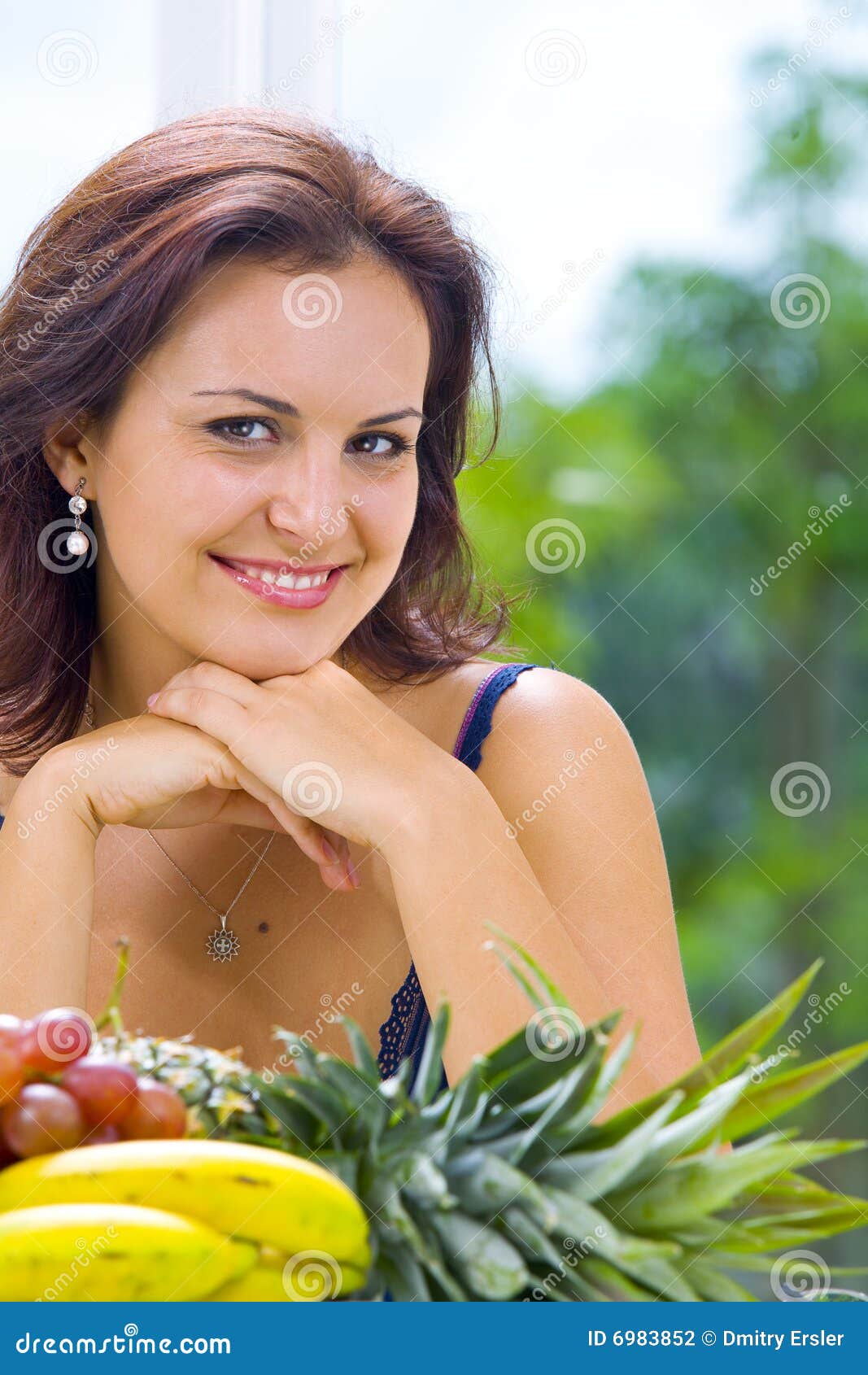 Smile and fruits stock photo. Image of lovely, faces, happiness - 6983852