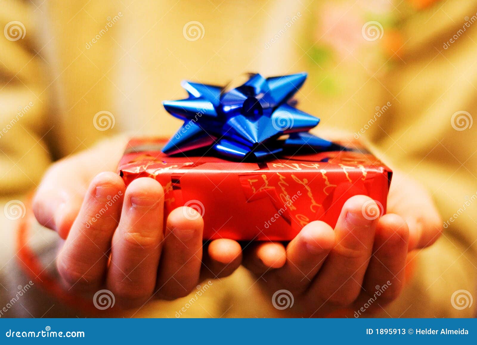 A smile for a gift stock image. Image of special, parts - 1895913