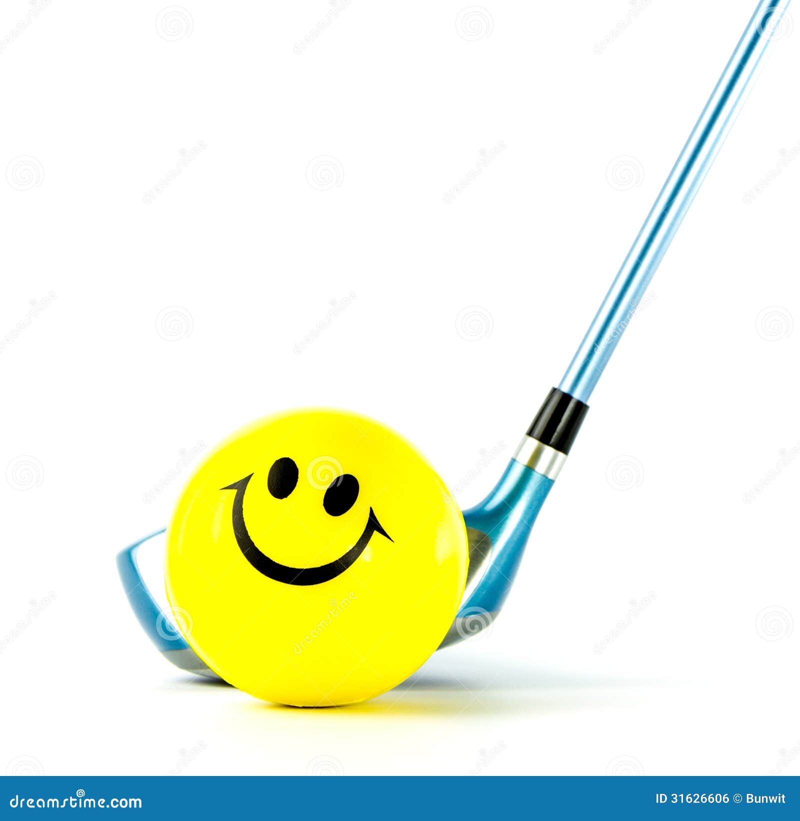 Smile golf club isolated stock photo. Image of fashion - 31626606