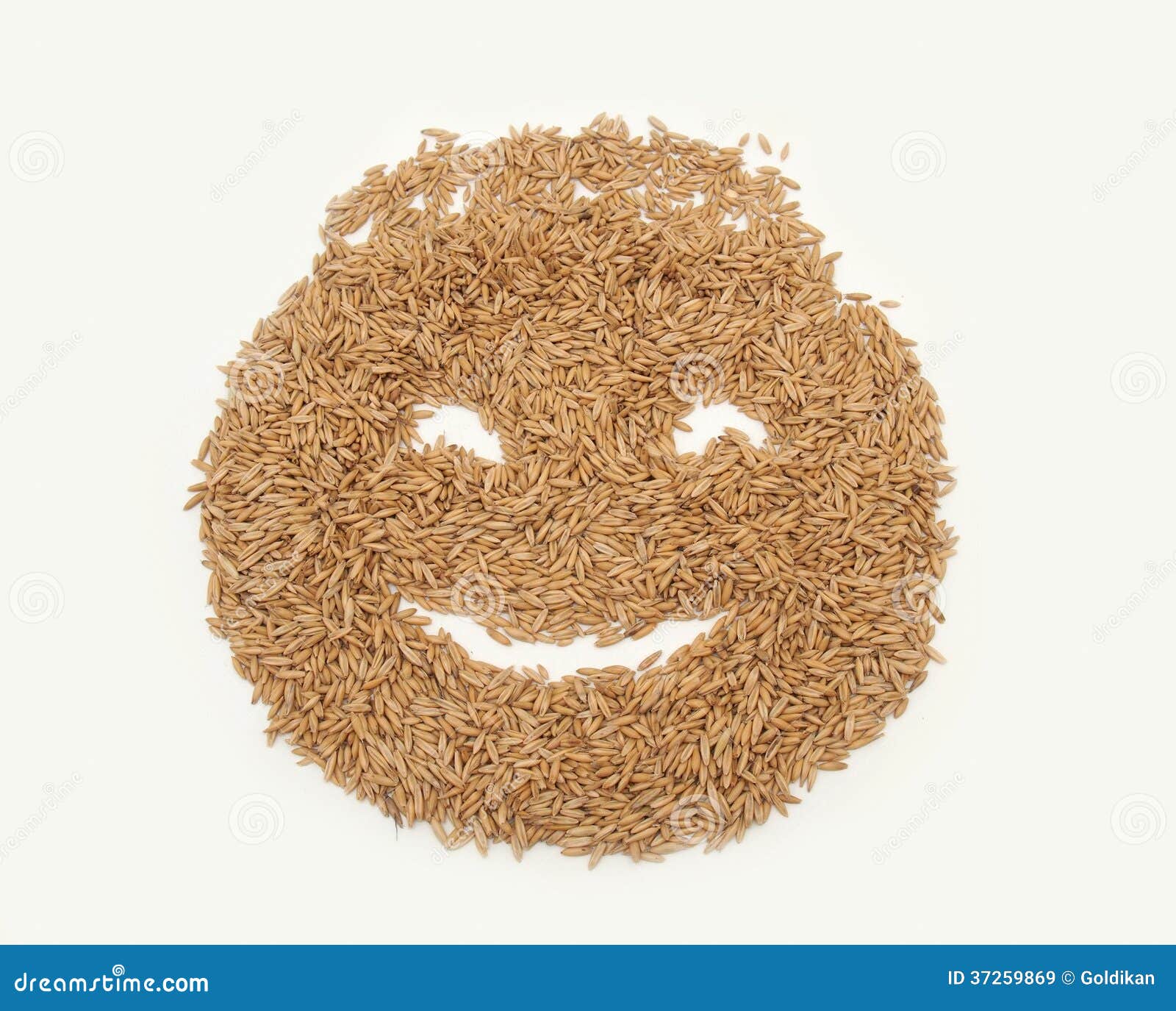 Smile grains of oat stock image. Image of meal, harvest - 37259869