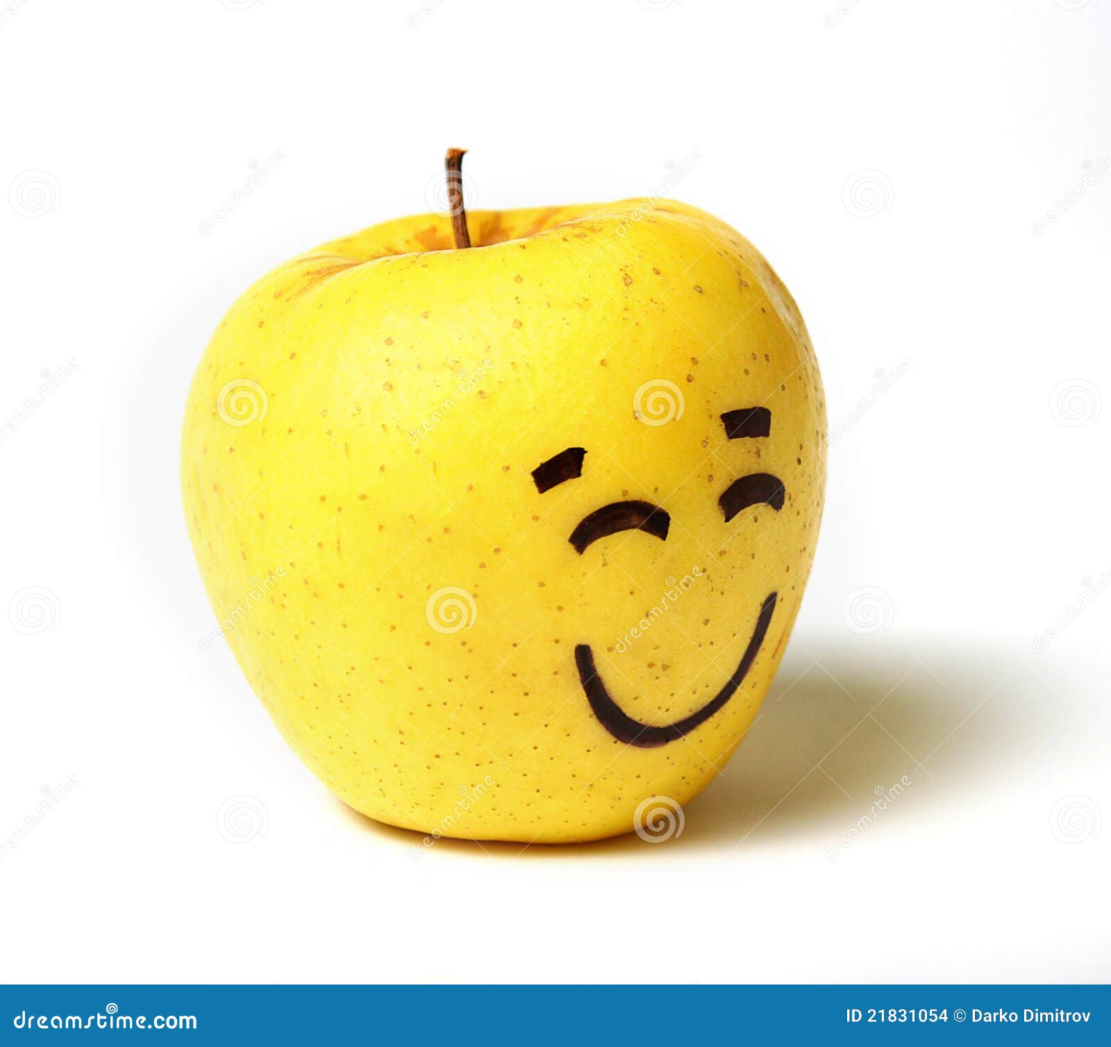 Smile happy apple stock photo. Image of smile, creative - 21831054