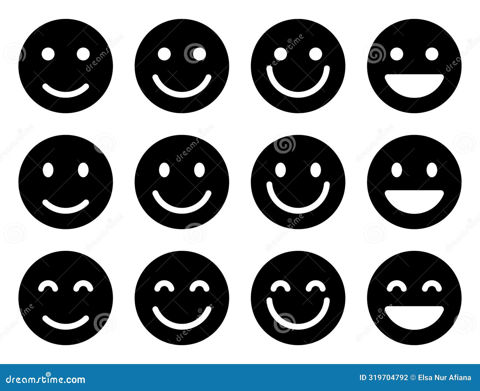 Happy Boy Face. Little Kid Smiling Clipart. Excited Emotion Vector ...