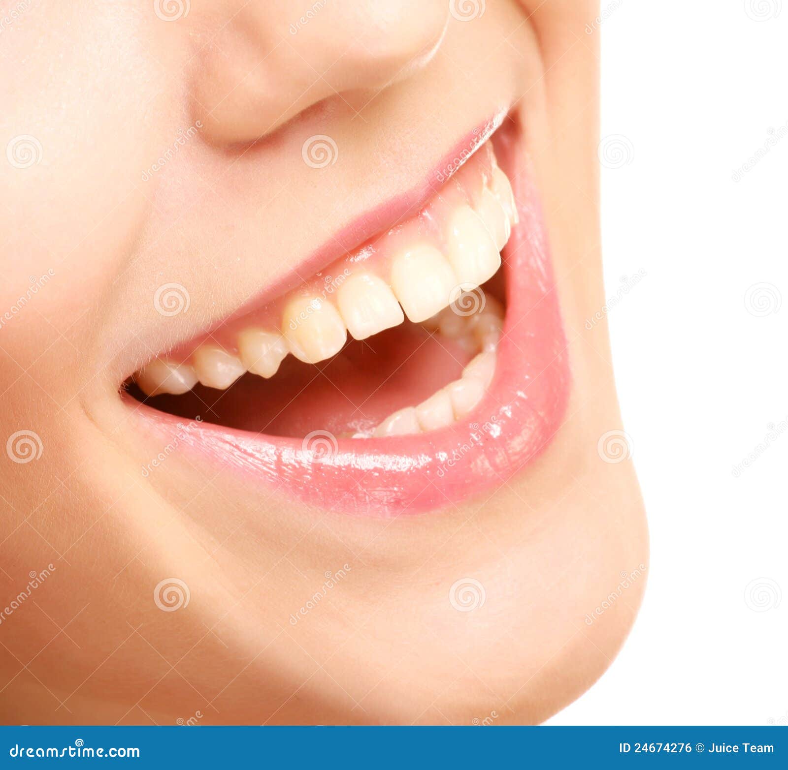 Smile with healthy teeth stock photo. Image of clinic - 24674276