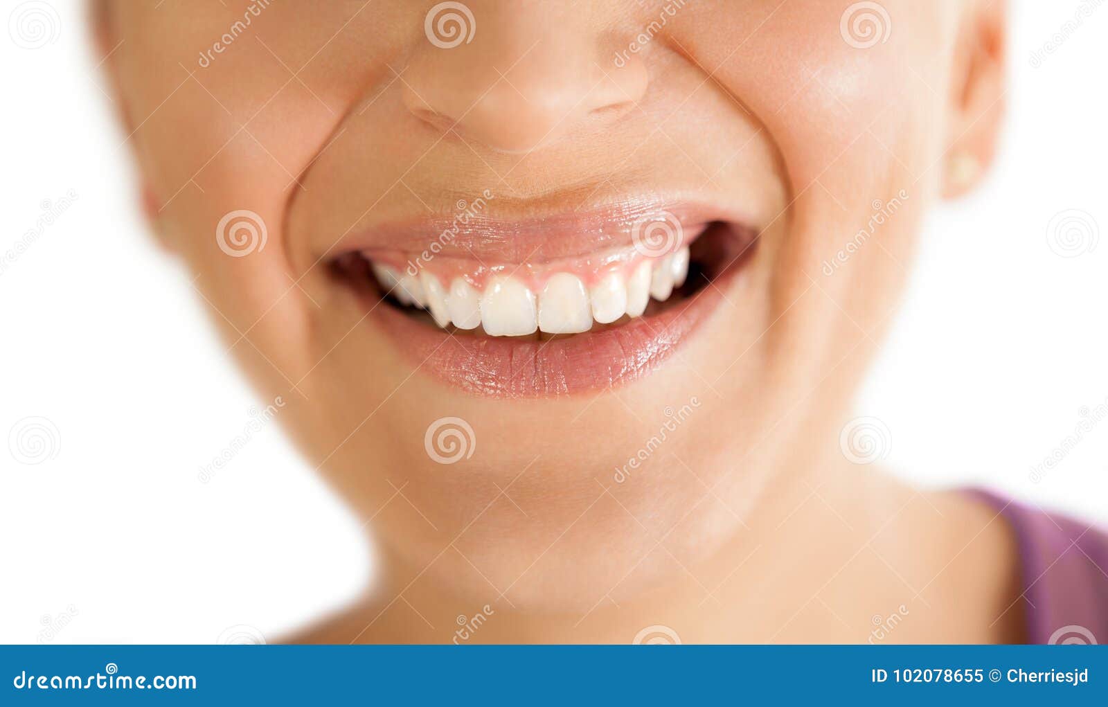Smile with healthy teeth stock image. Image of clean - 102078655
