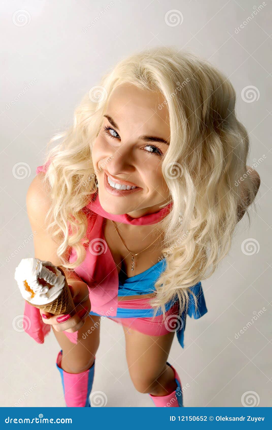 Smile and Ice Cream stock photo. Image of expression - 12150652