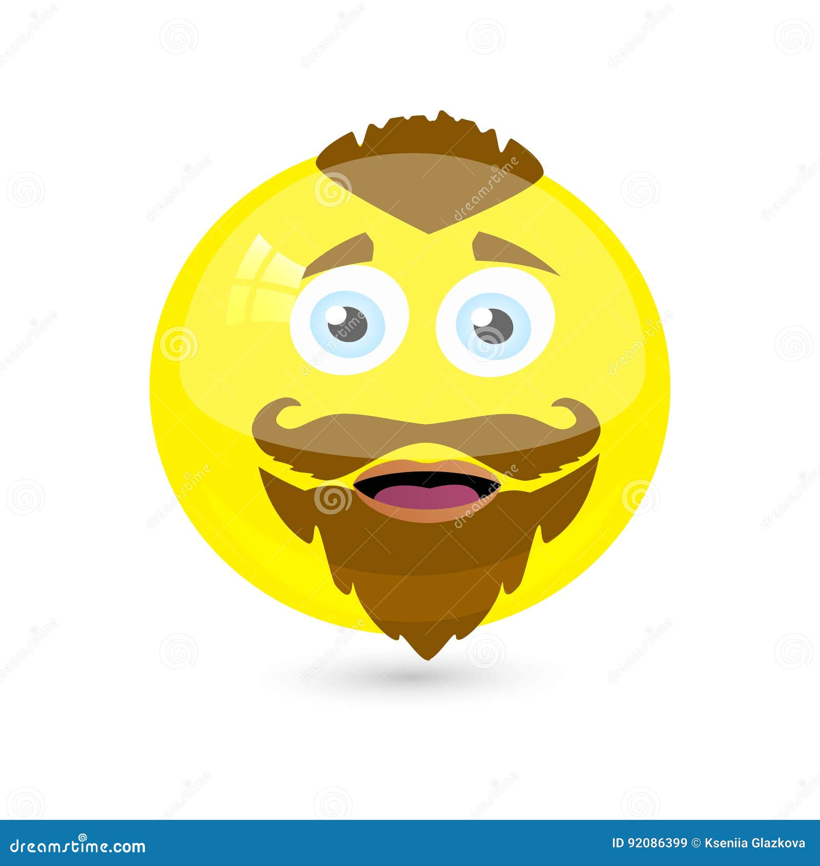 SMILE ICON. ILLUSTRATION for YOUR DESIGN. Stock Illustration ...