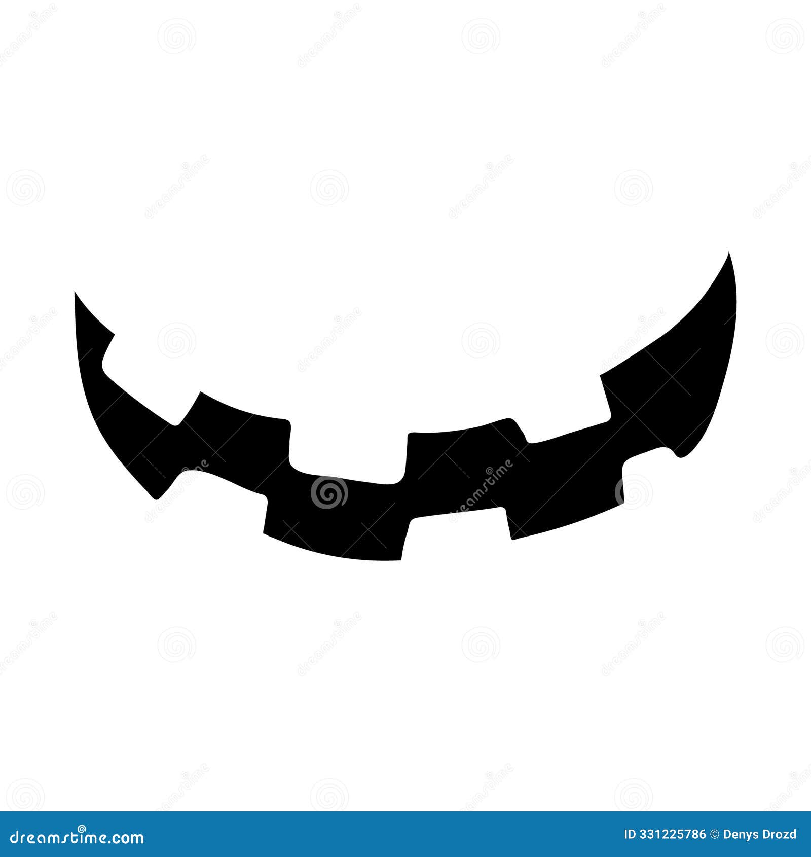 Smile Icon Vector. Evil Smile Illustration Sign. Smile for Pumpkin ... Smile Icon Vector. Evil Smile Illustration Sign. Smile for Pumpkin ...