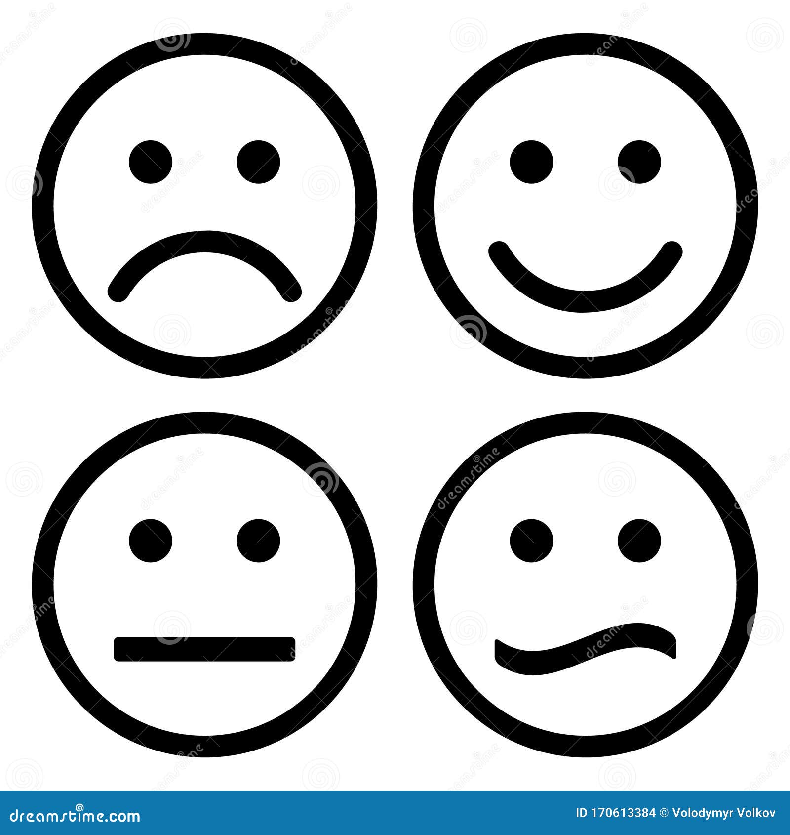 Smile Icon on White Background Stock Vector - Illustration of like ...