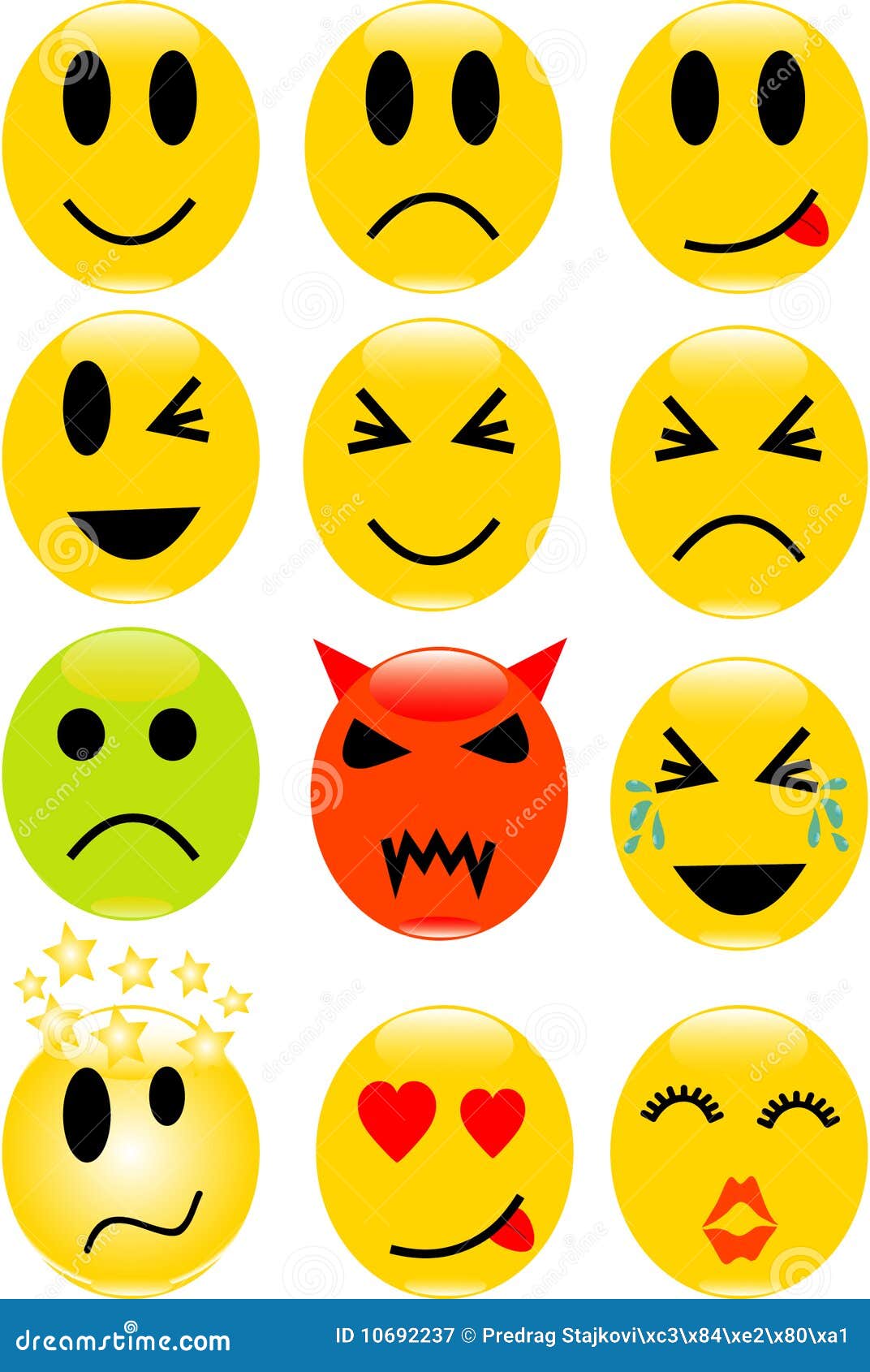 Smile icons stock vector. Illustration of smiley, cheerful - 10692237