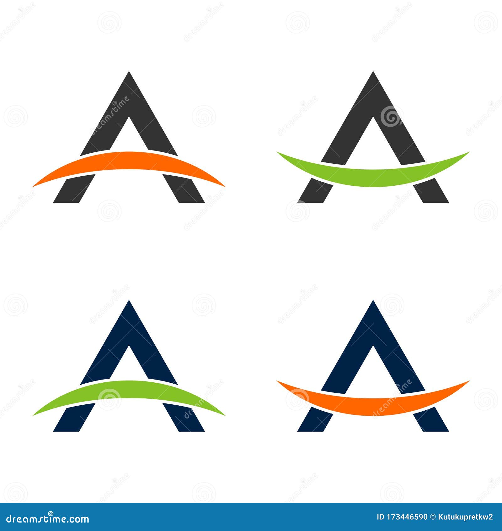 Smile a Letter Logo Template Illustration Design. Vector EPS 10 Stock ...