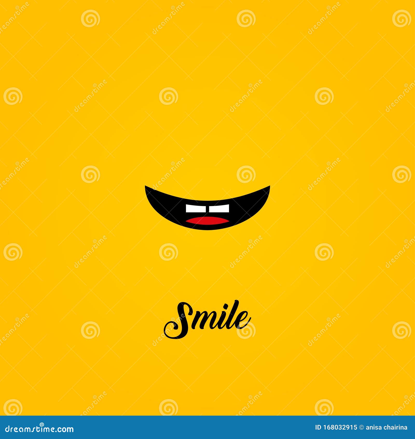 Smile Logo for Banner Design and Elegant Template Stock Illustration ...