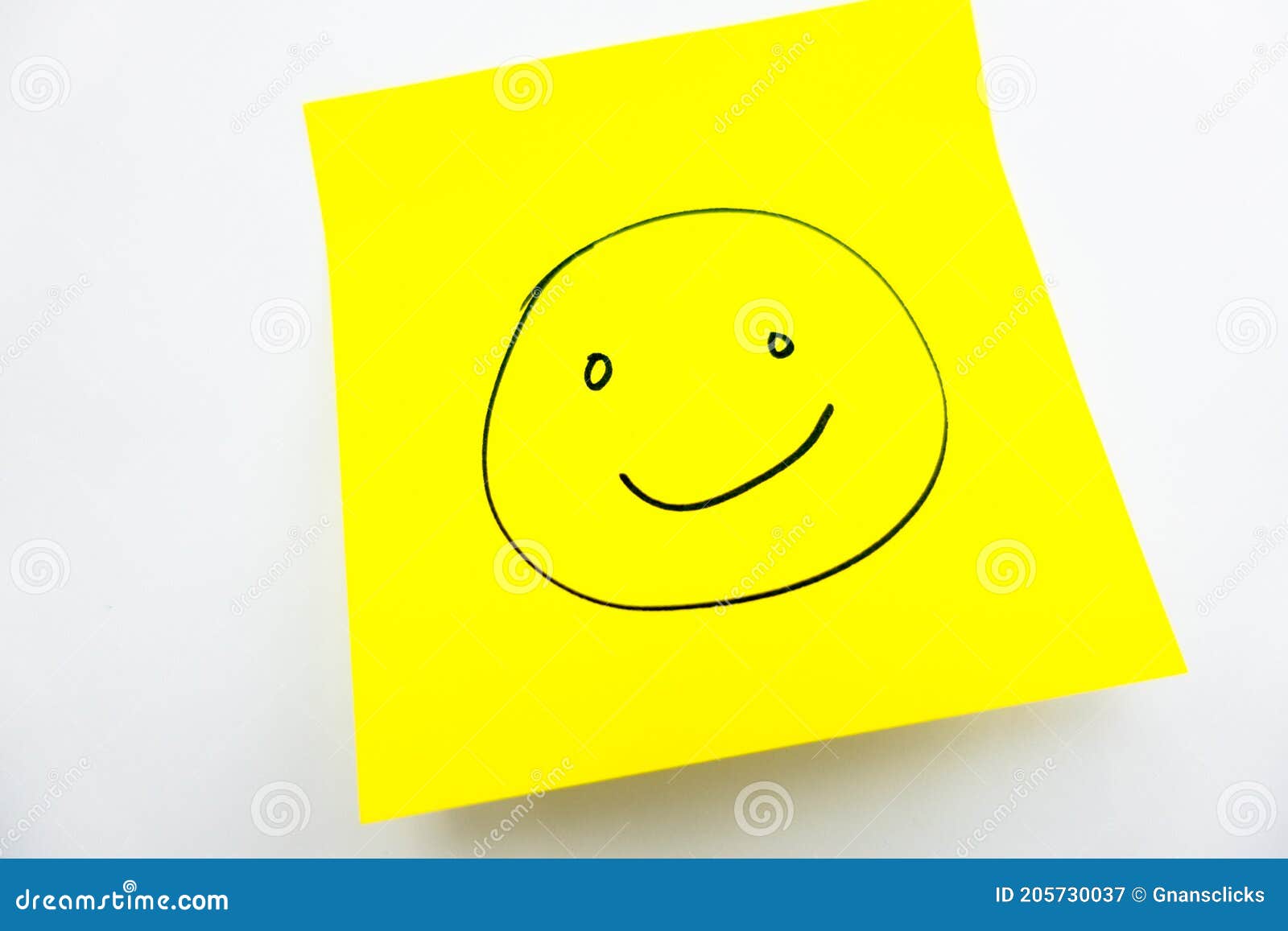 SMILE Hand Drawn on Sticky Note Stock Image - Image of smile, greet ...