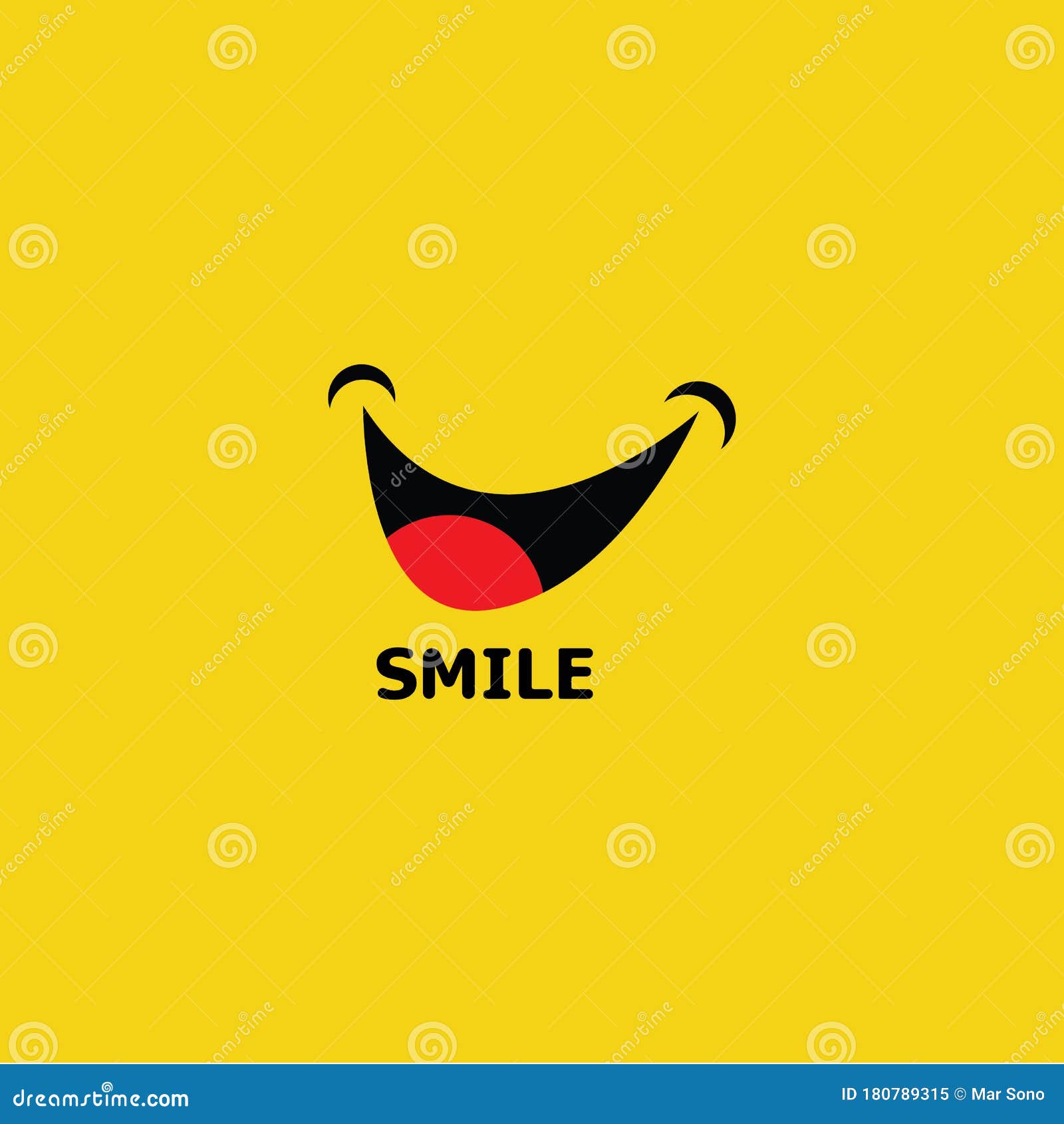 Smile Logo and Symbol Vector Stock Illustration - Illustration of flat ...