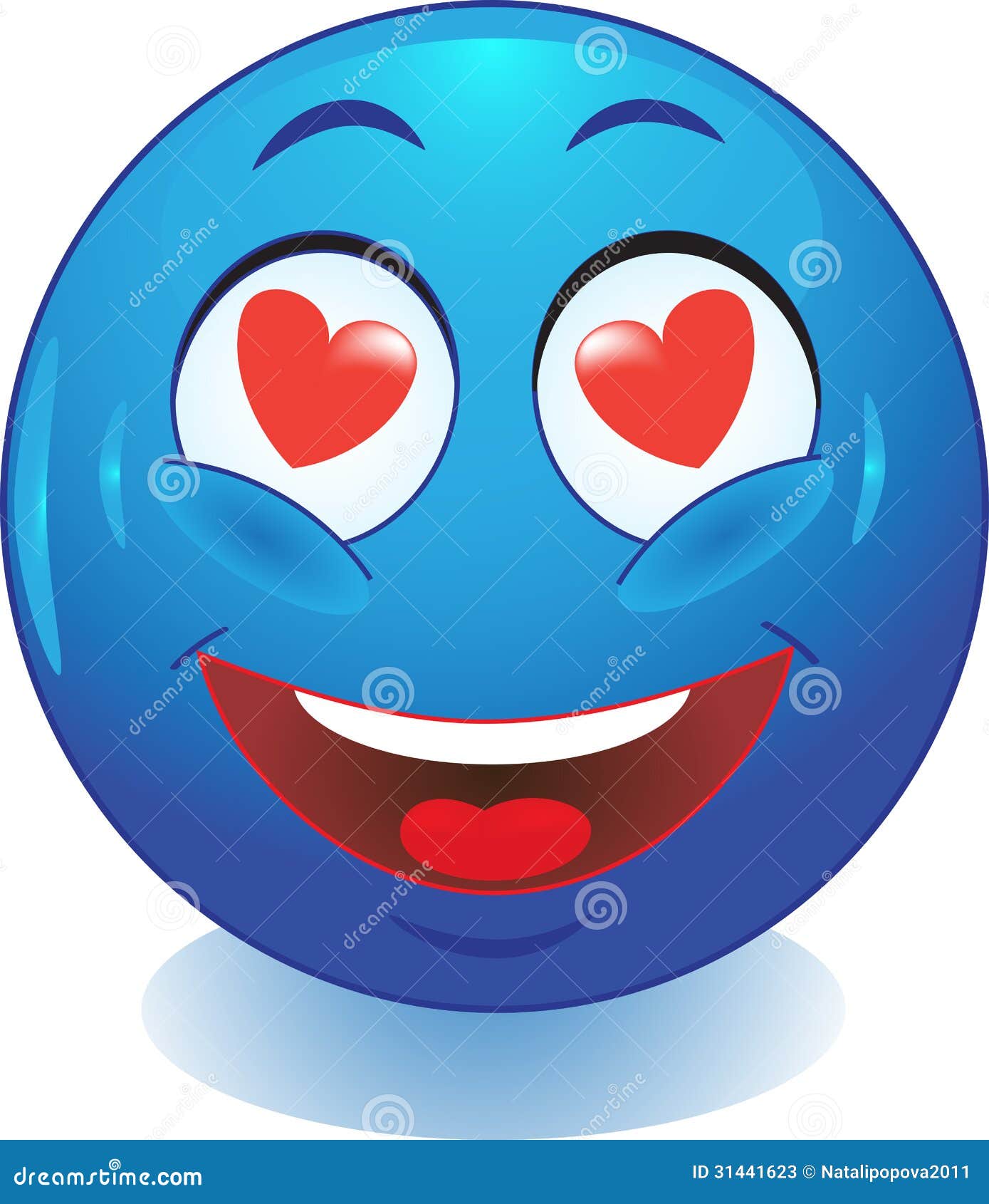 Smile. Love. stock illustration. Illustration of eyes - 31441623