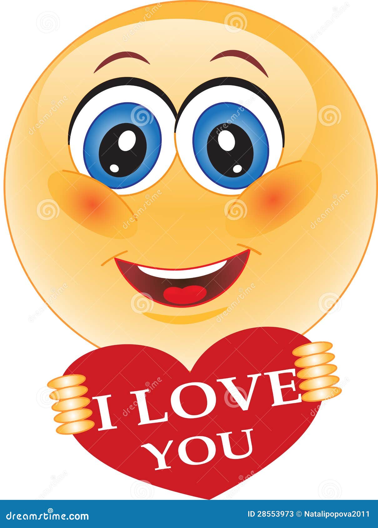 Smile, love, Valentine stock illustration. Illustration of celebrate ...