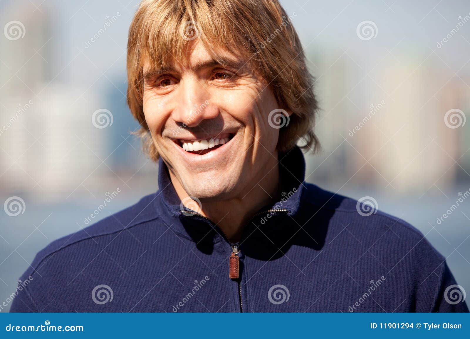 Smile Man stock photo. Image of adult, profile, friend - 11901294