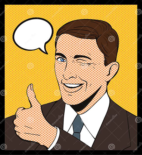 Smile men wink stock illustration. Illustration of male - 73777105