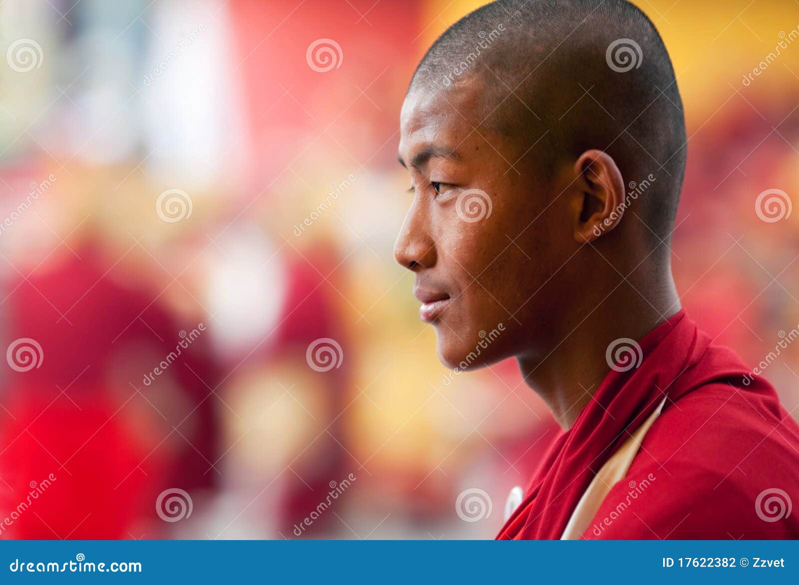 Smile of monk editorial photography. Image of autonomy - 17622382