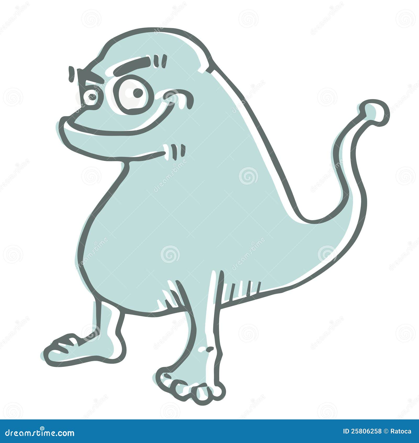 Smile monster design stock vector. Illustration of freak - 25806258