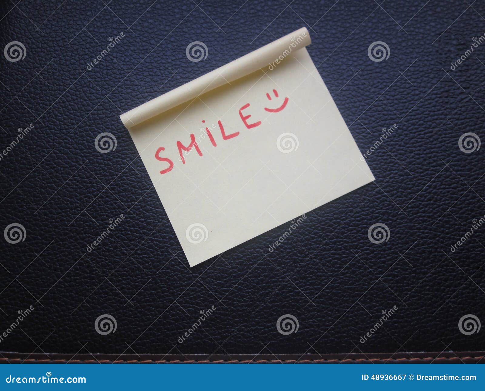 Smile note stock image. Image of smile, note, good, marker - 48936667