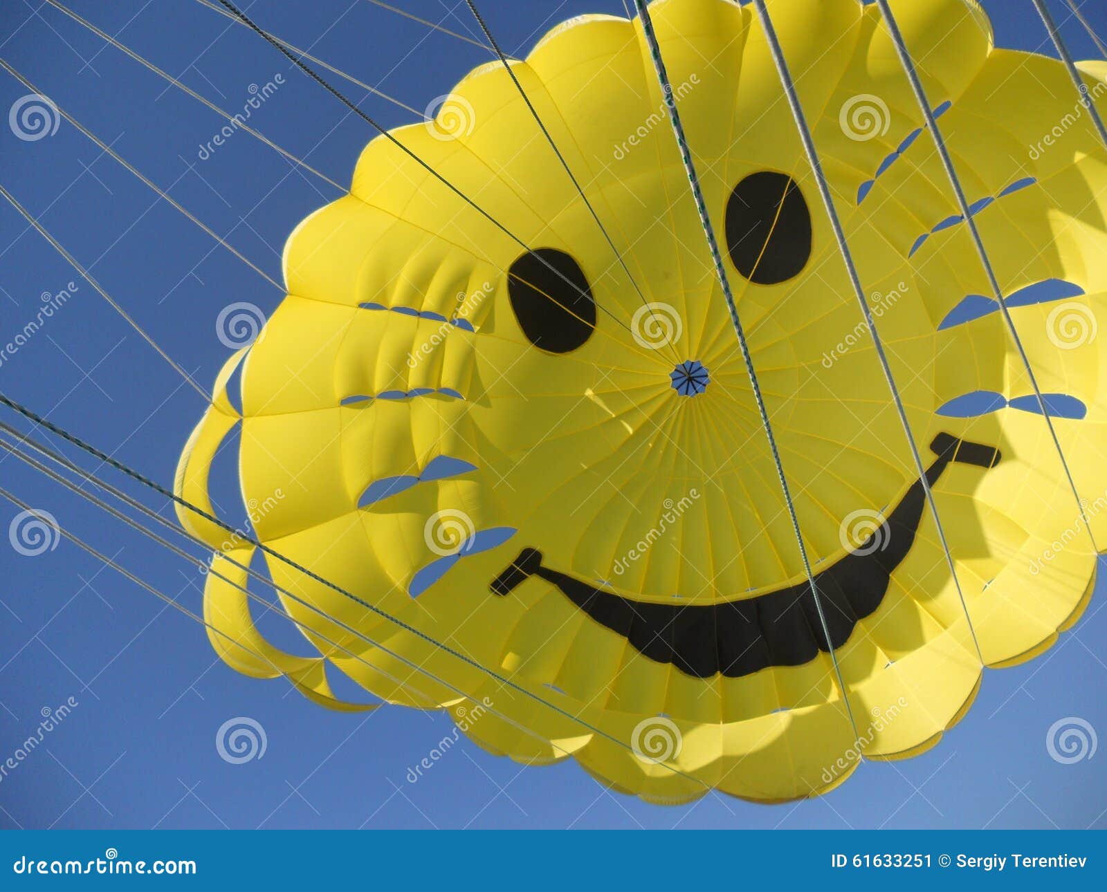 Smile parachute stock image. Image of extreme, smile - 61633251