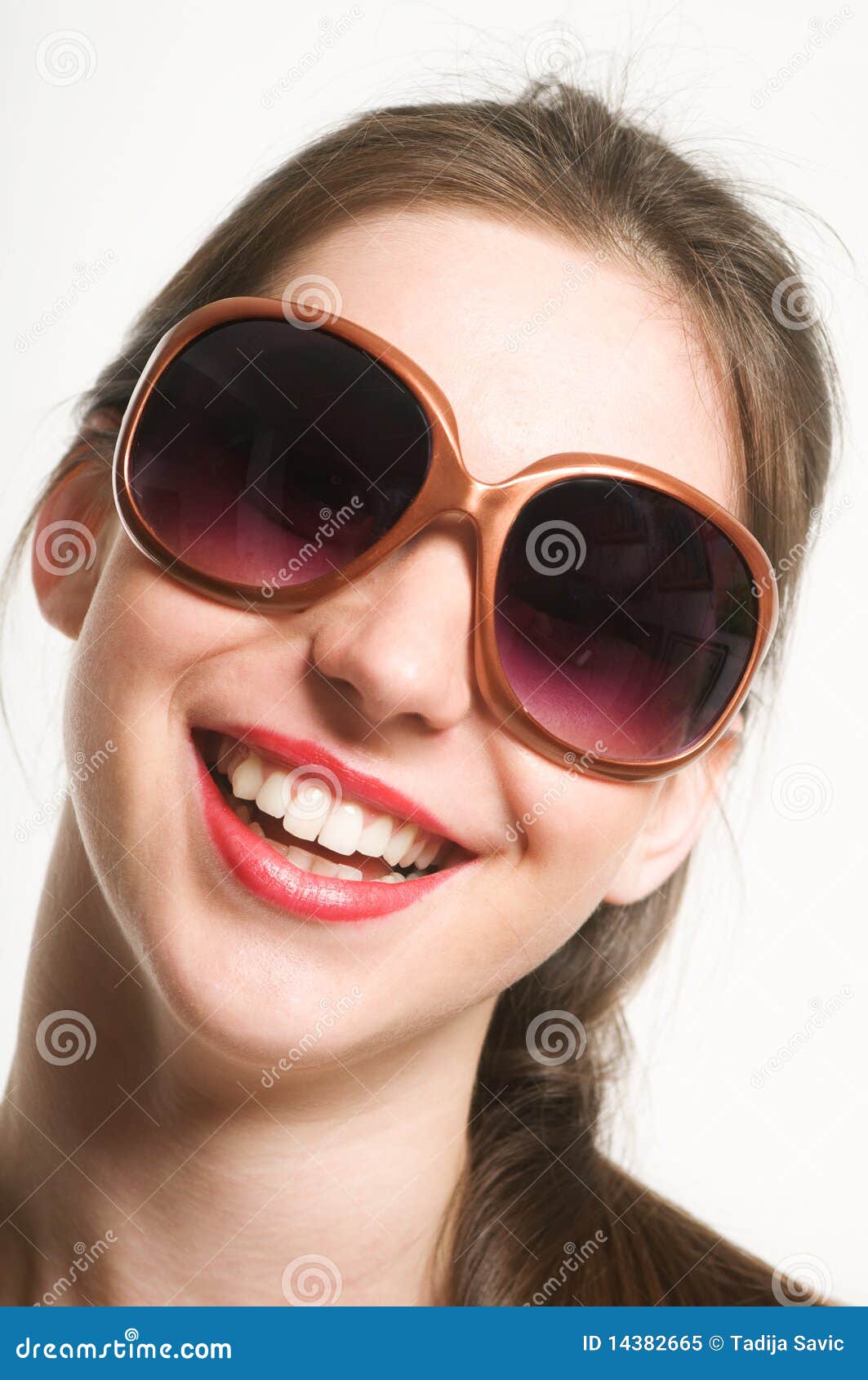 Smile portrait stock image. Image of beauty, makeup, happy - 14382665