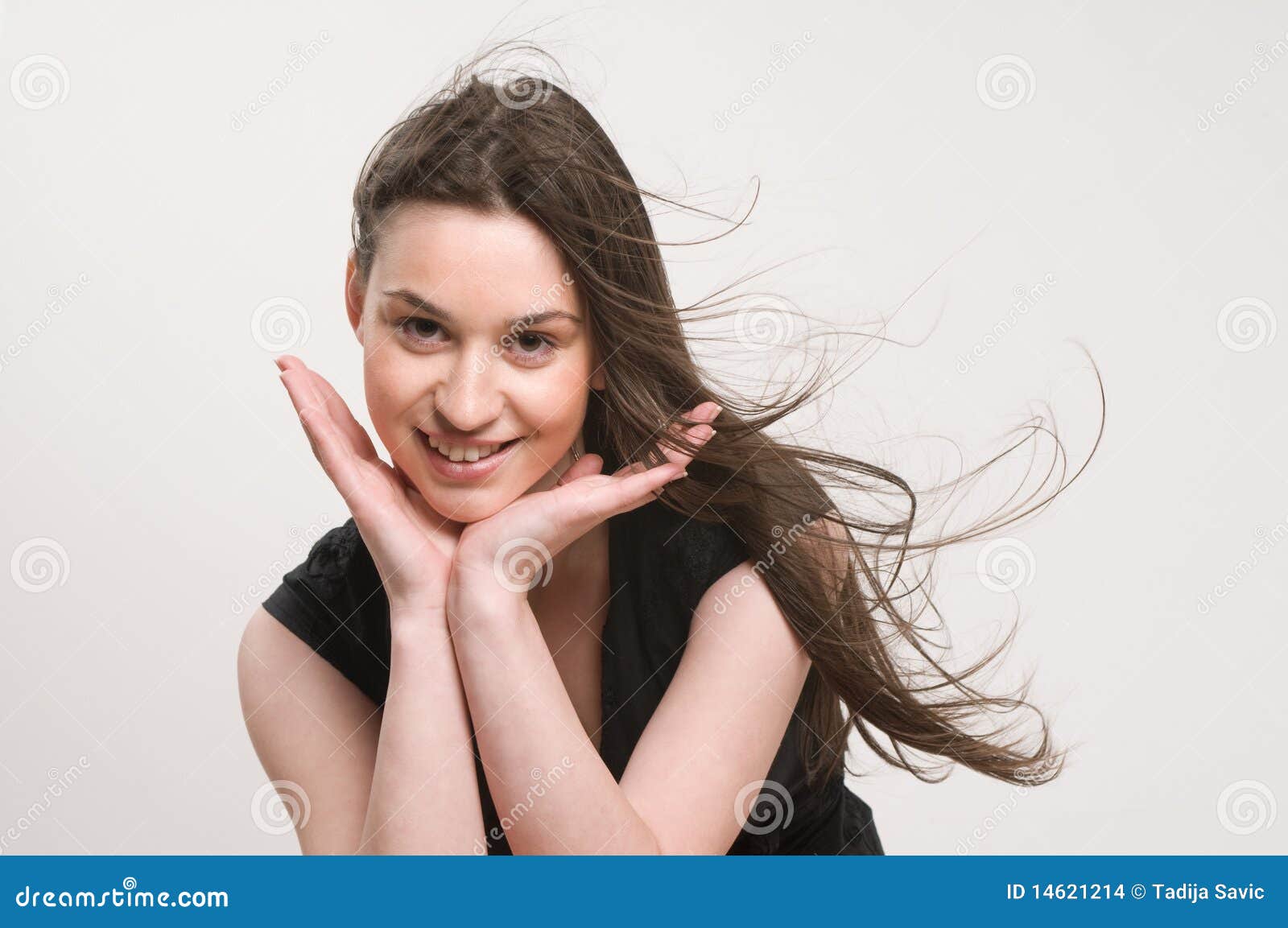Smile portrait stock photo. Image of fashion, smile, posing - 14621214
