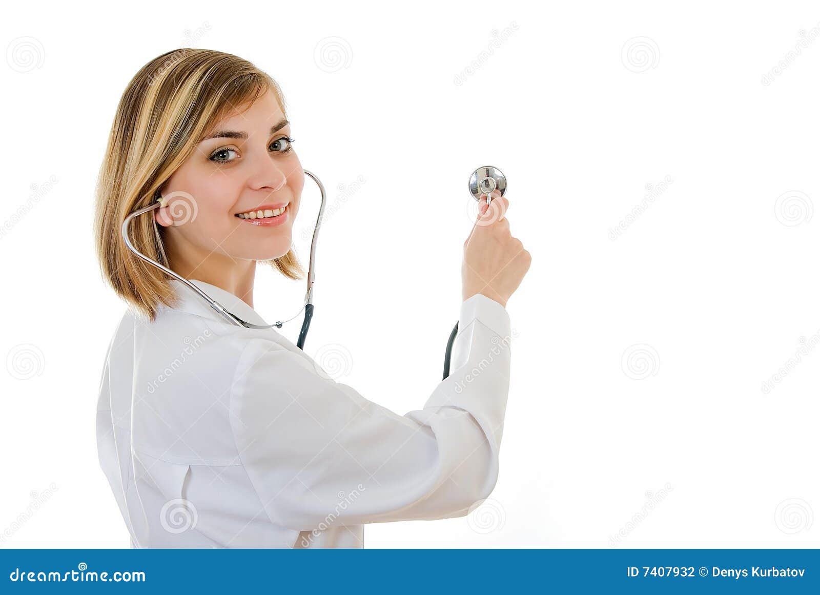 Smile of pretty doctor stock photo. Image of nurse, healthy - 7407932