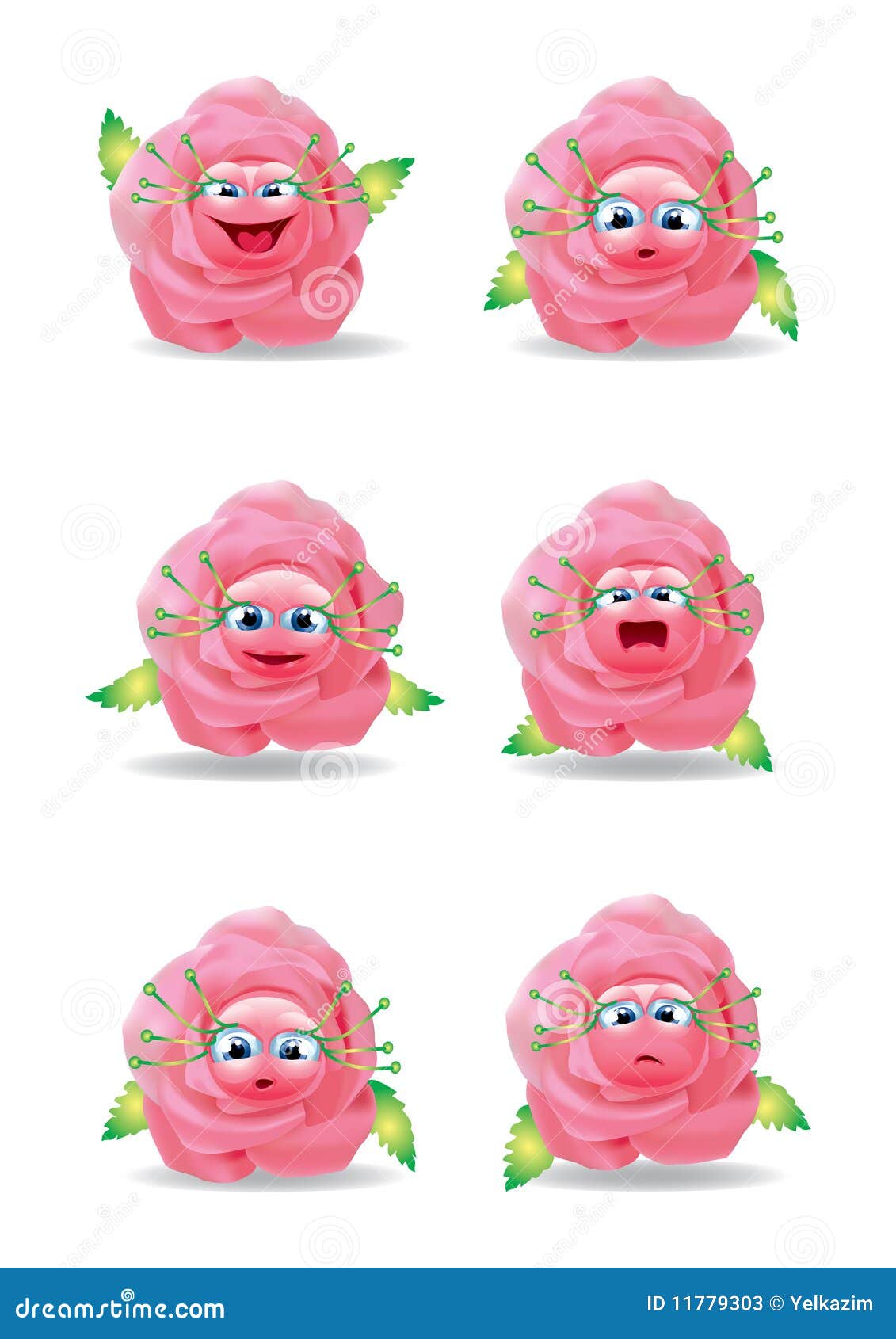 Smile rose stock vector. Illustration of girl, beautiful - 11779303